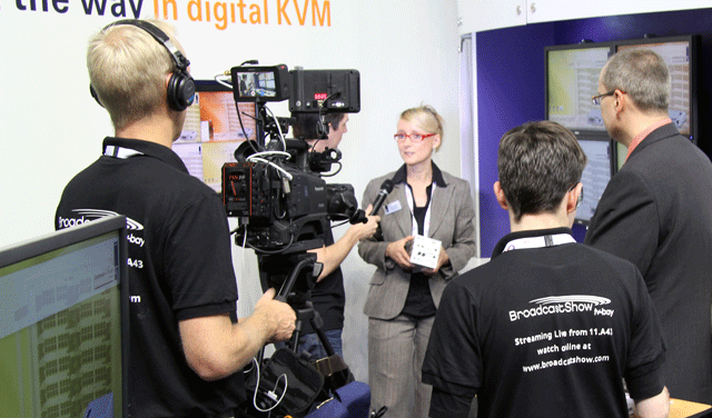 10 minute live interview with TV-Bay at IBC 2013